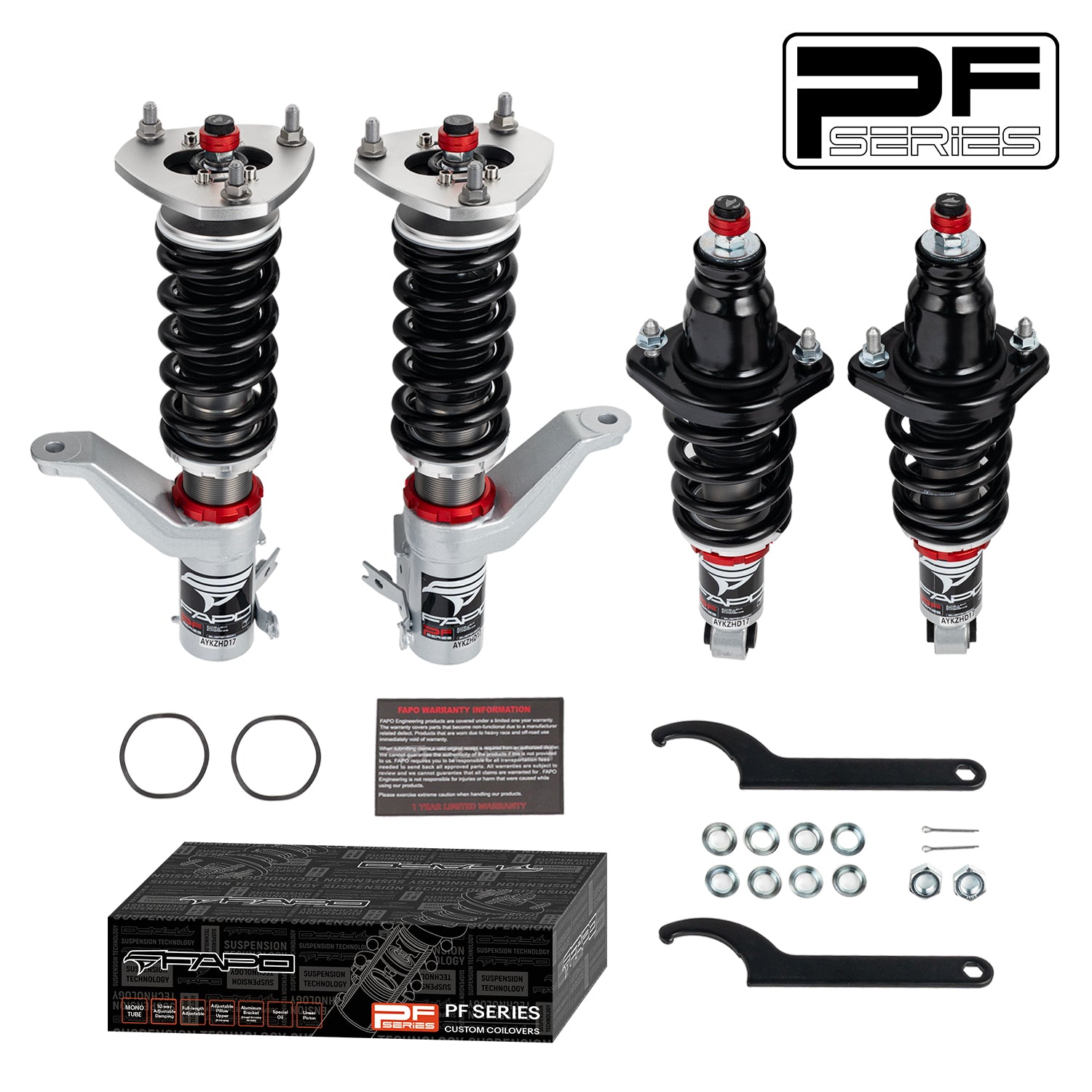 32-Level Damping Coilover For Honda Civic 7th Gen EM/ES / SI EP3 / 7th ...